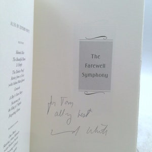 The Farewell Symphony by Edmund White - Etsy
