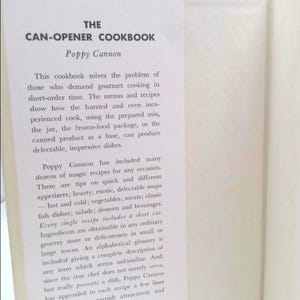 The New Can-opener Cookbook by Poppy Cannon - Etsy