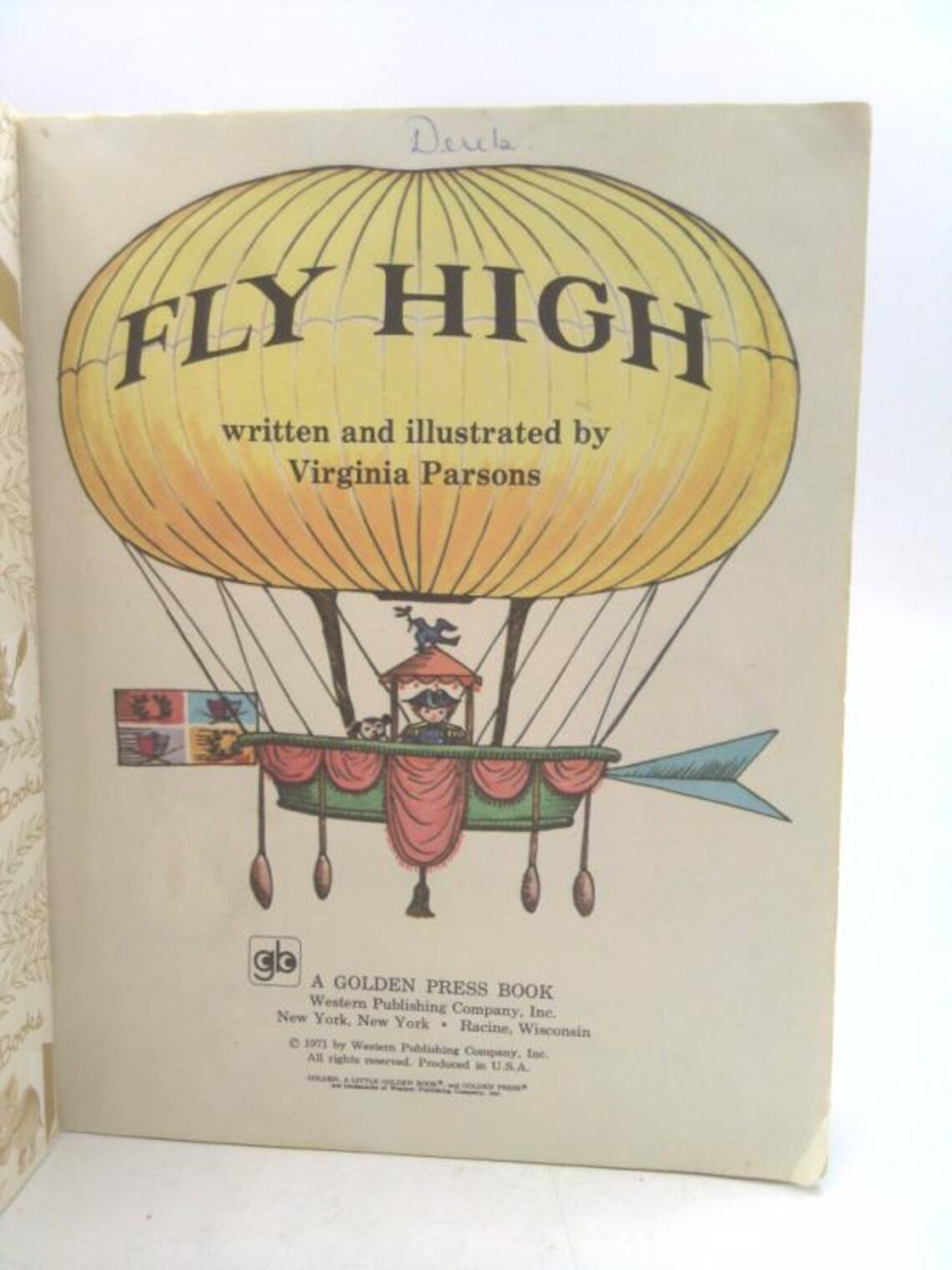 Fly High (little Golden Books) by Virginia Parsons - Etsy