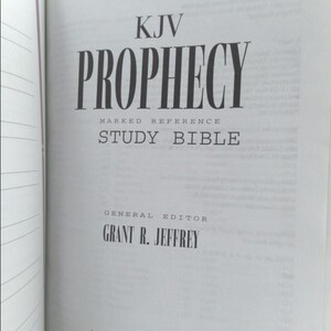 Prophecy Marked Reference Study Bible by Prophecy Study - Etsy