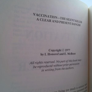 Vaccination the Silent Killer: A Clear and Present Danger by Ida ...