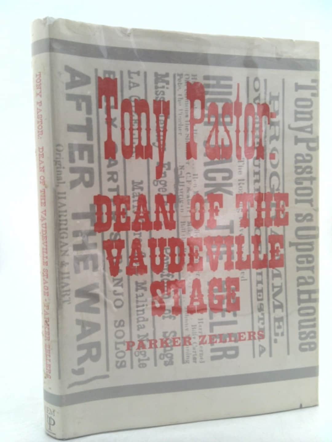 Tony Pastor: Dean of the Vaudeville Stage by Parker Zellers - Etsy