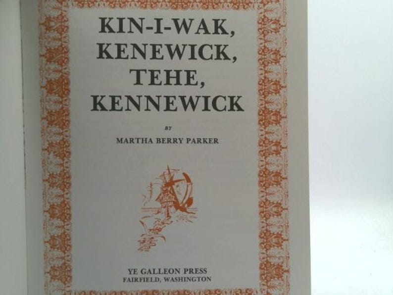 Kin-i-wak, Kenewick, Tehe, Kennewick by Martha Berry Parker - Etsy