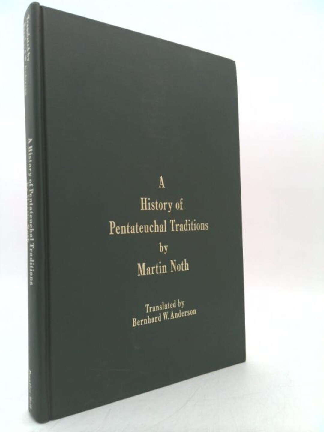 History of Pentateuchal Traditions, a by Martin Noth - Etsy