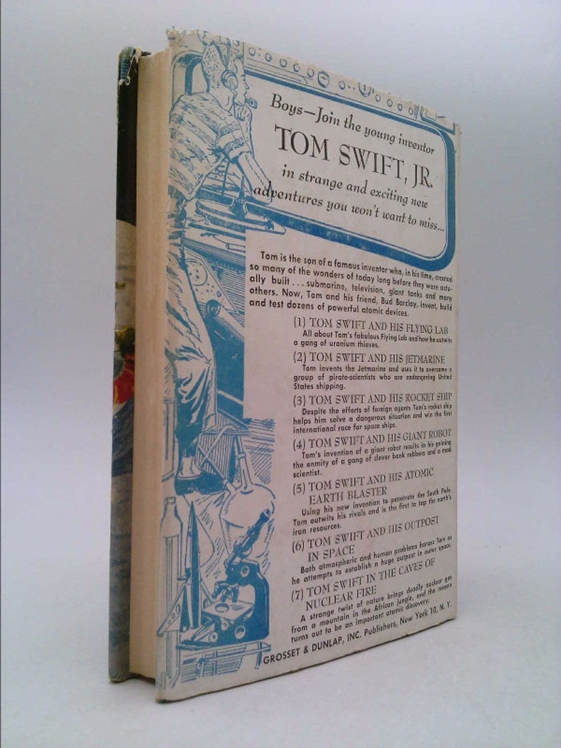 Tom Swift and His Atomic Earth Blaster by Victor Appleton II | Etsy
