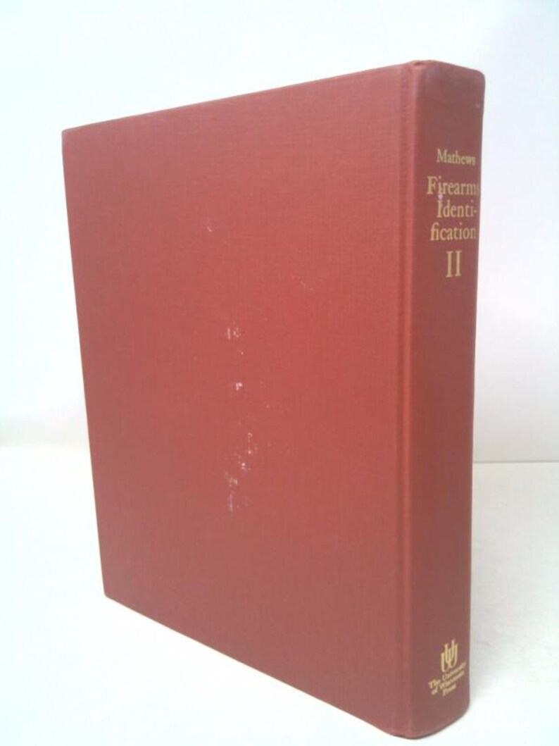 Firearms Identification,volume Two by J.howard Mathews - Etsy
