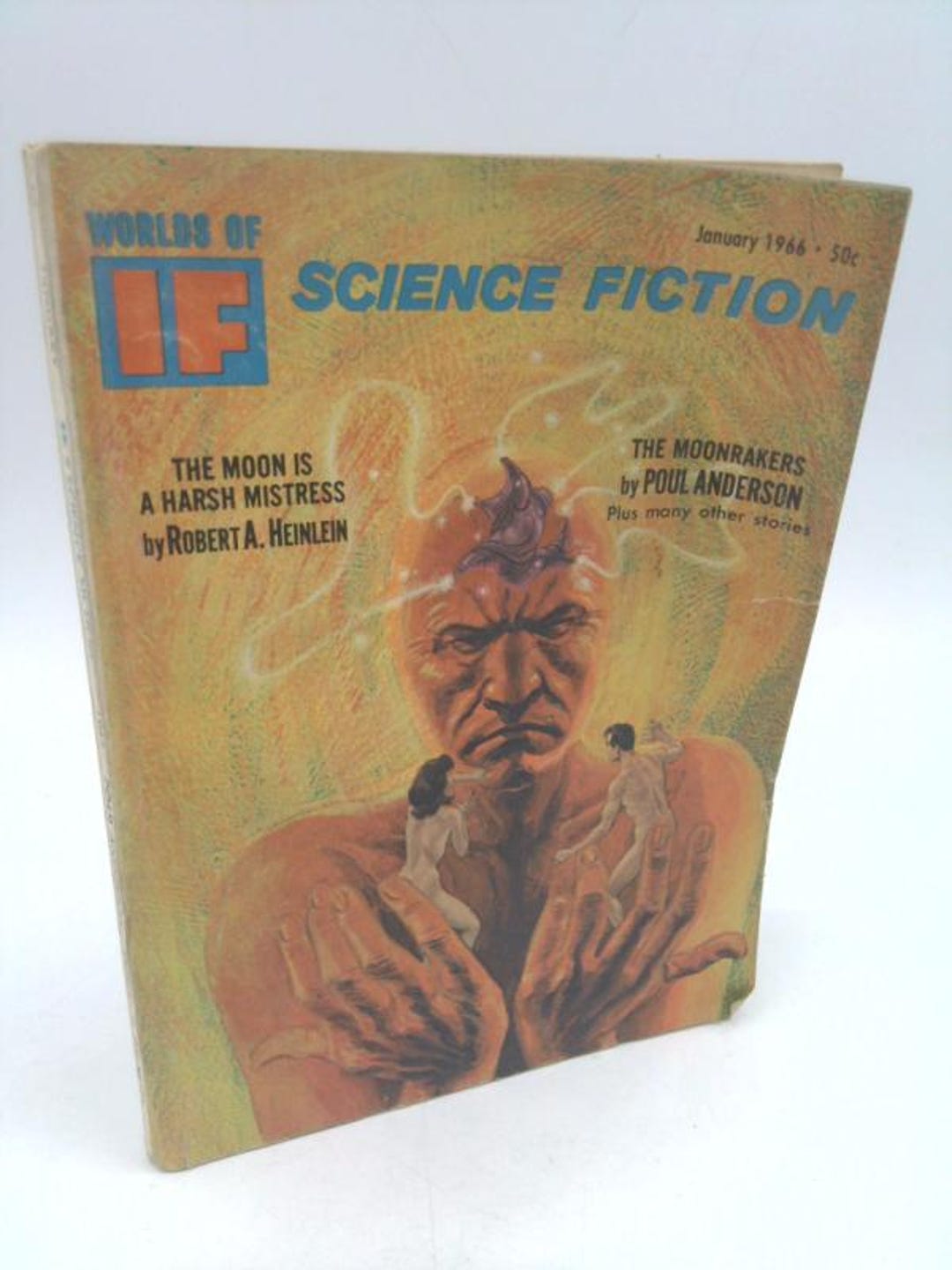 If Worlds of Science Fiction: January, Jan. 1966 ( the Moon is a Harsh ...