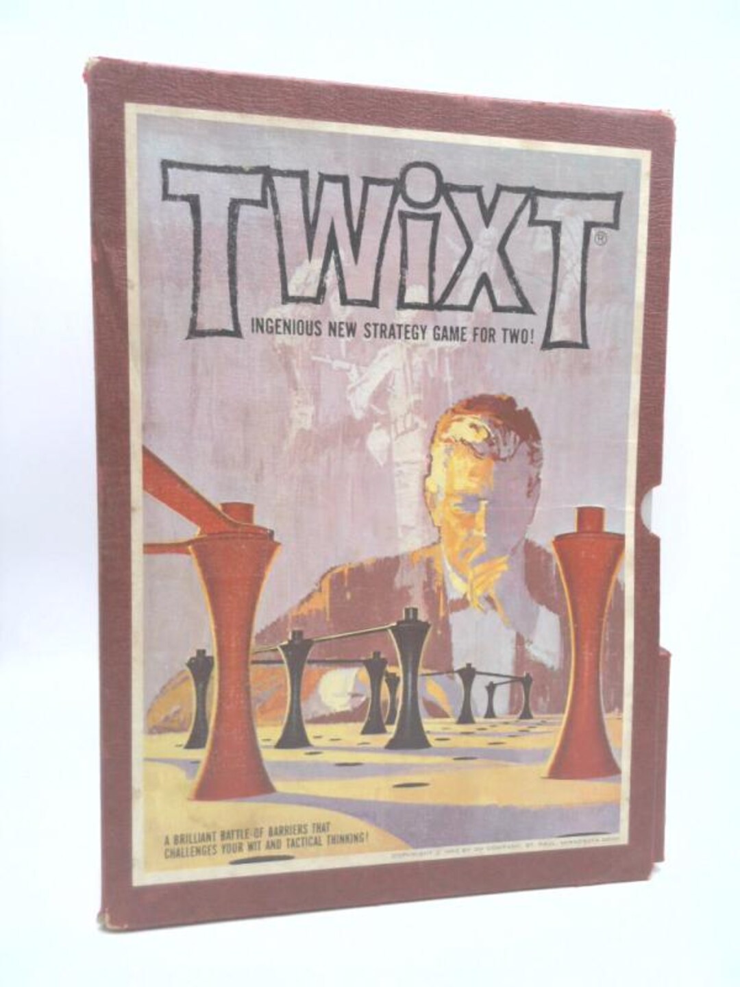 Twixt. Ingenious New Strategy Game for Two. (1962) - Etsy