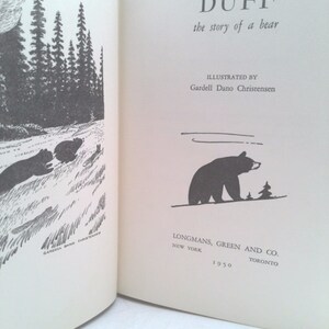 Duff, the Story of a Bear by William Marshall Rush - Etsy