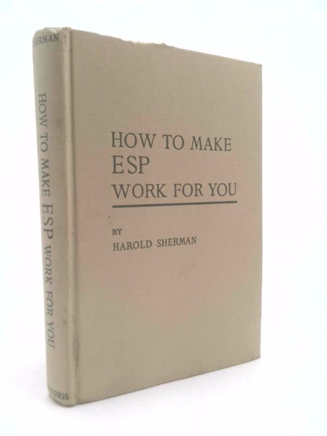 How to Make Esp Work for You by Harold Sherman - Etsy