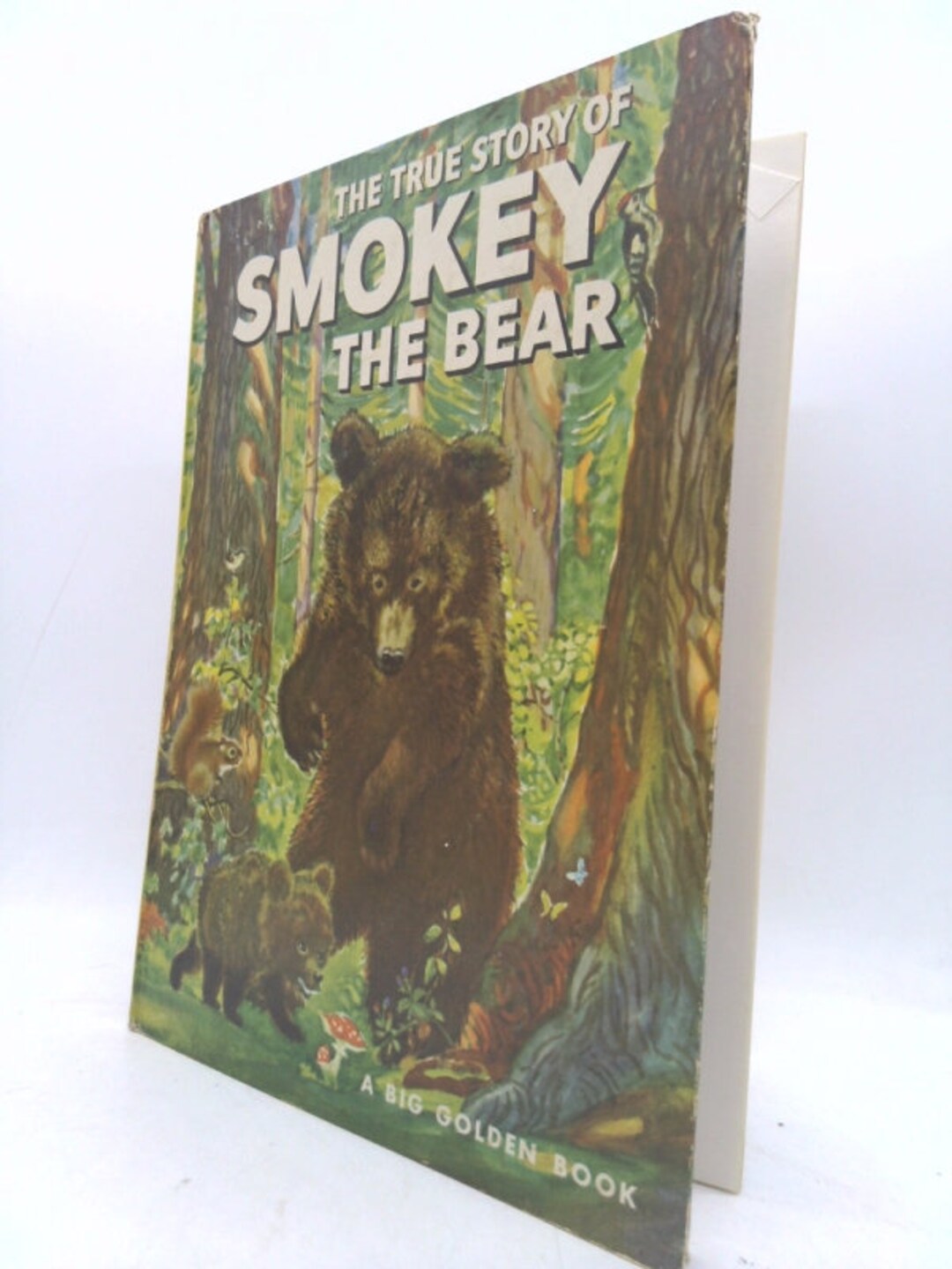 The True Story of Smokey the Bear 1955 a Big Golden Book by - Etsy