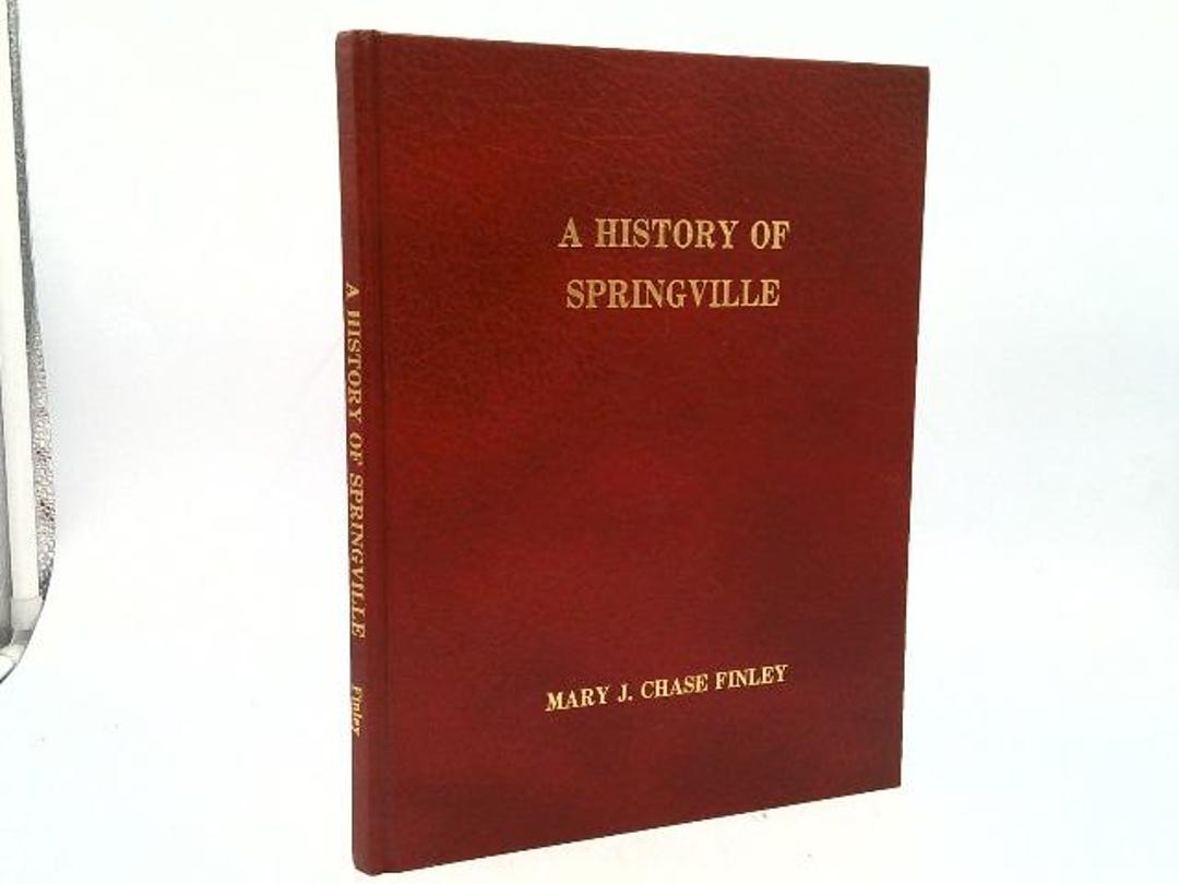 A History of Springville by Mary J. Chase Finley - Etsy