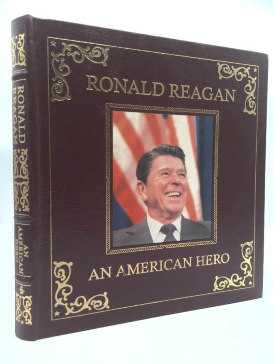 Ronald Reagan an American Hero Easton Press Leatherbound Collector's ...