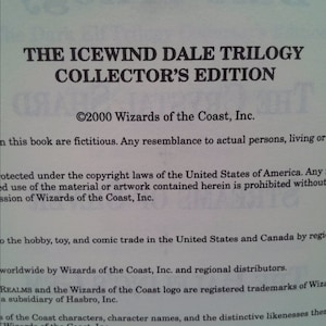 The Icewind Dale: Collector's Edition by R. A. Salvatore - Etsy