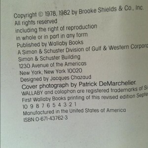 The Brooke Book by Brooke Shields - Etsy