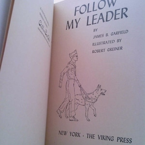 Follow My Leader the Story of a Blind Boy and His Guide Dog - Etsy