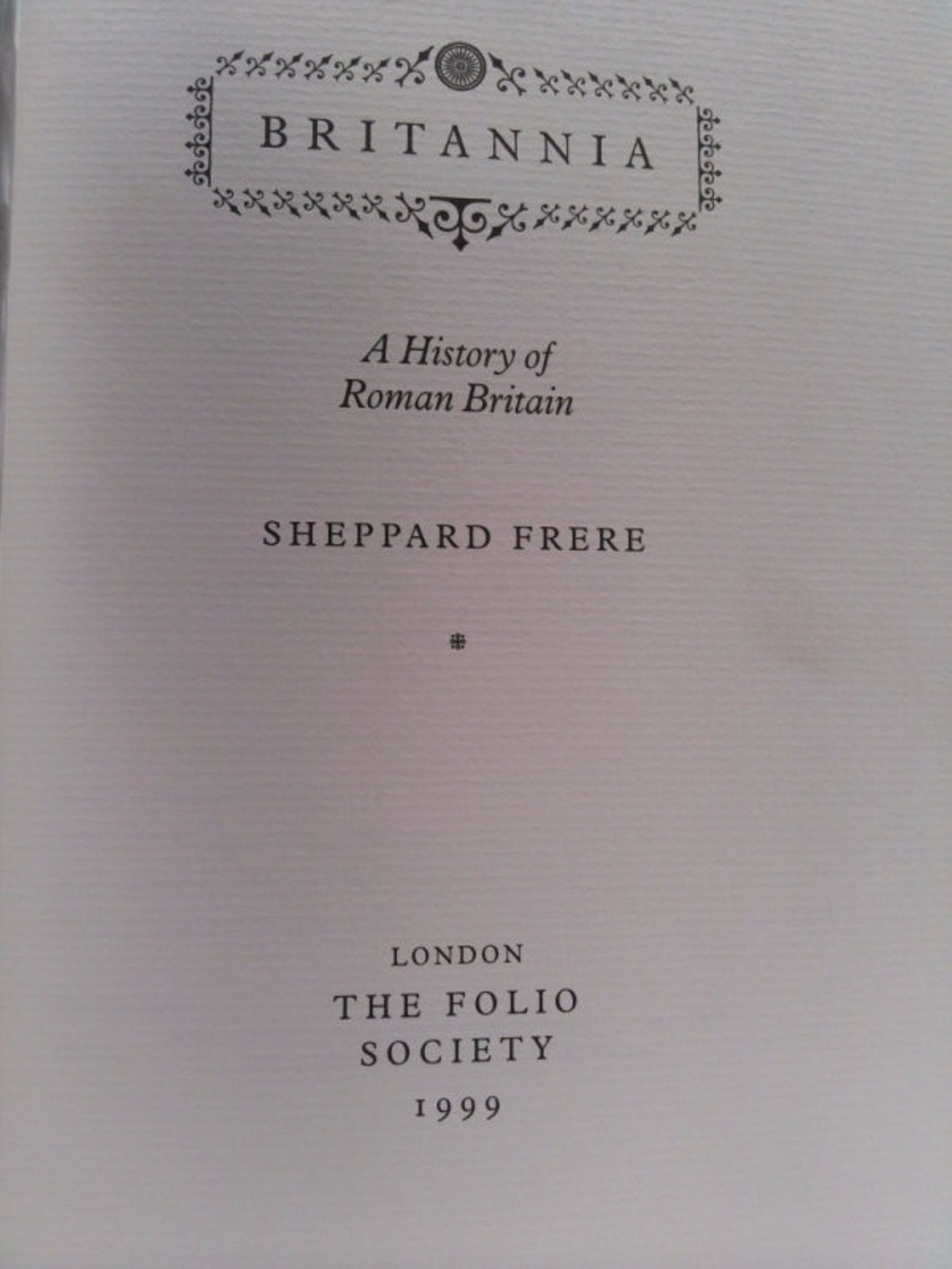 Britannia a History of Roman Britain: A History of England by - Etsy