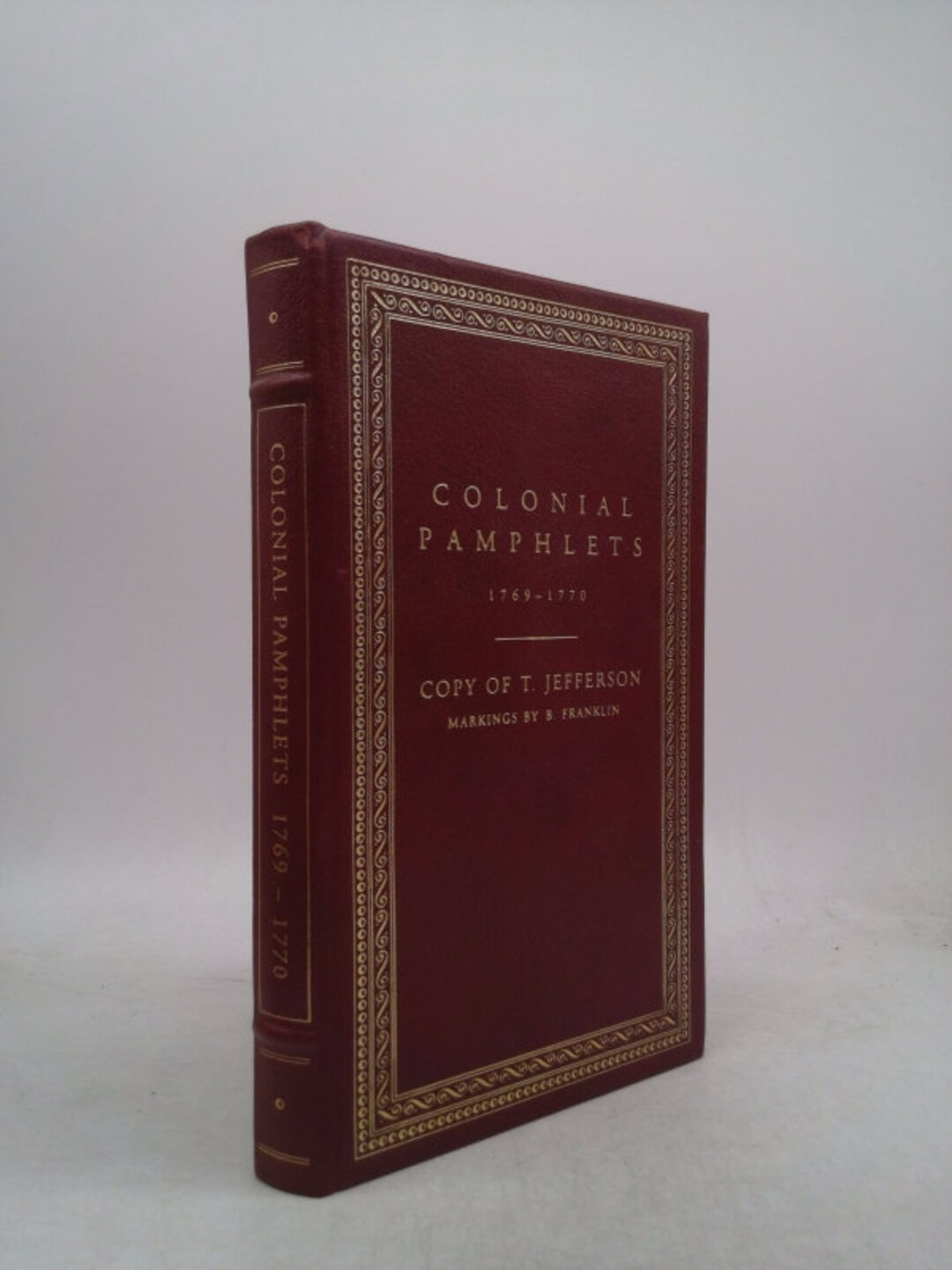 Colonial Pamphlets, 1769-1770 Reflections Moral and Political on Great ...