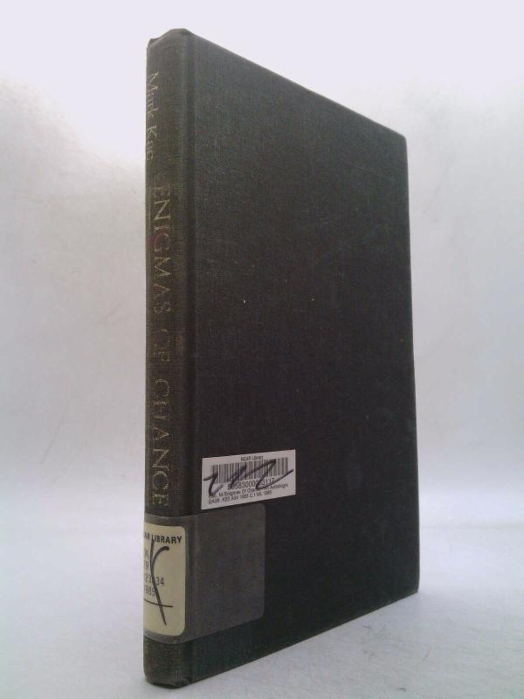 Enigmas of Chance: an Autobiography by Mark Kac - Etsy