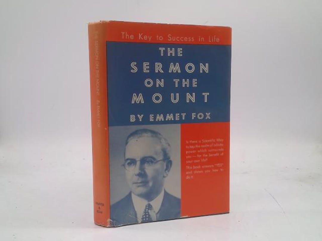 The Sermon the Mount by Emmet Fox - Etsy