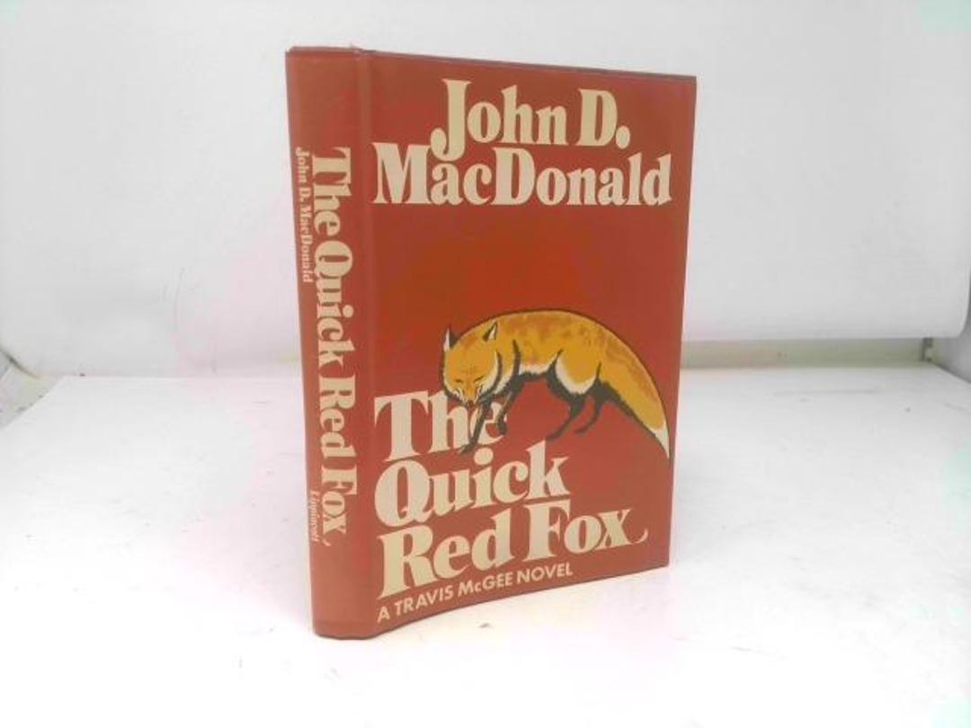 The Quick Red Fox by John D. Macdonald - Etsy