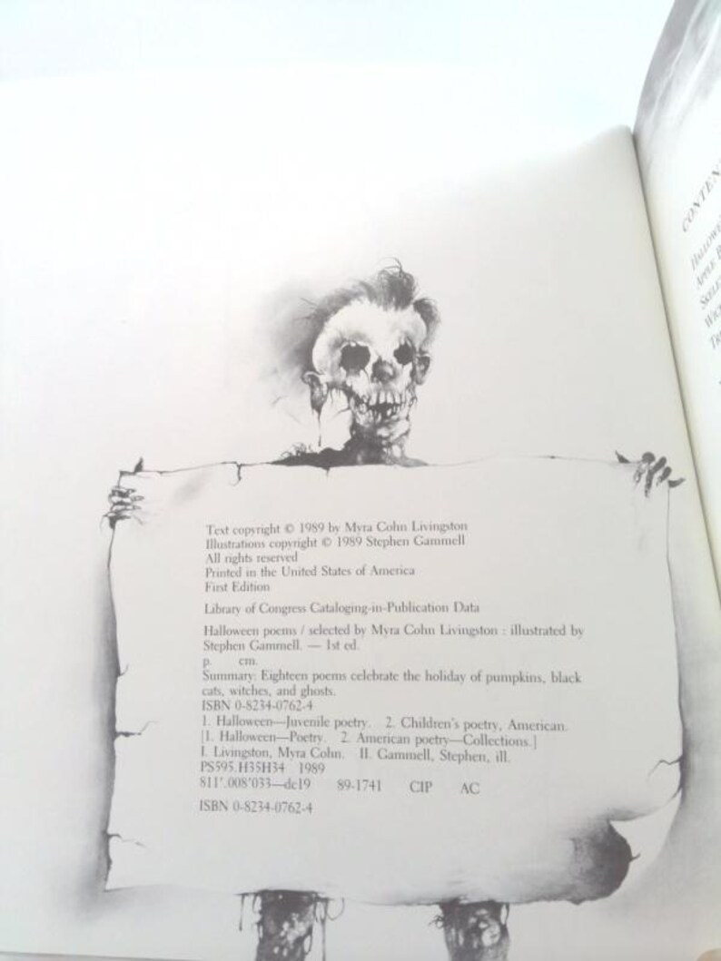 Halloween Poems by Myra Cohn Livingston - Etsy