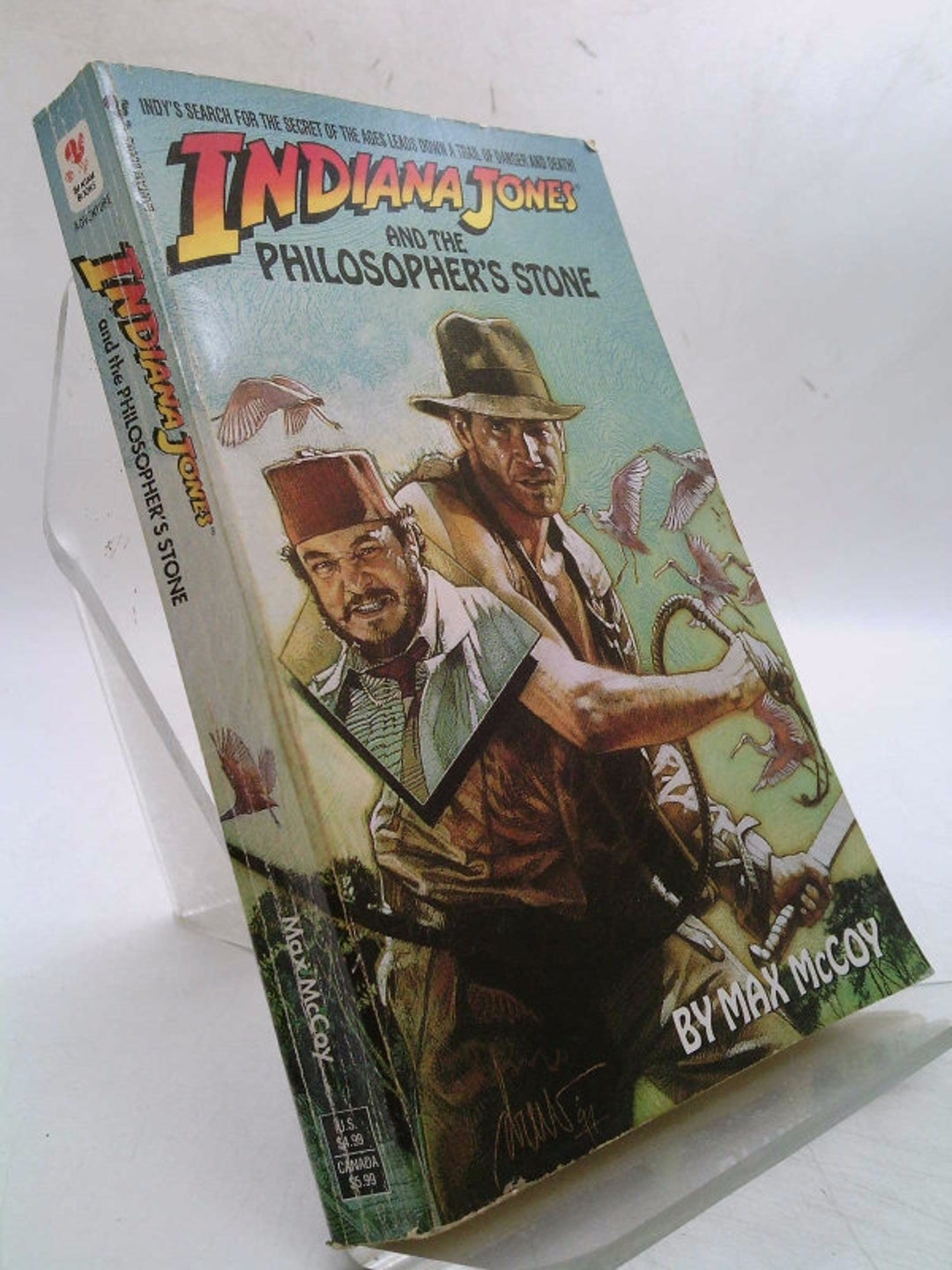 Indiana Jones and the Philosopher's Stone by Max Mccoy - Etsy