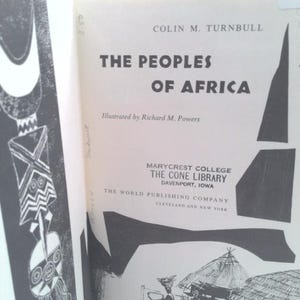 The Peoples of Africa by Colin M Turnbull - Etsy