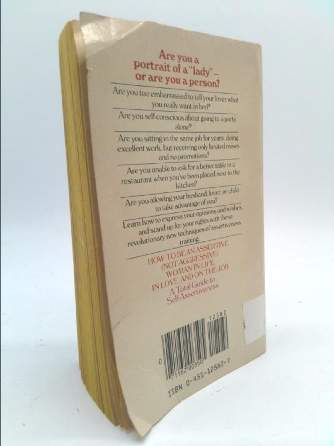 How to Be an Assertive Woman by Jean Baer - Etsy