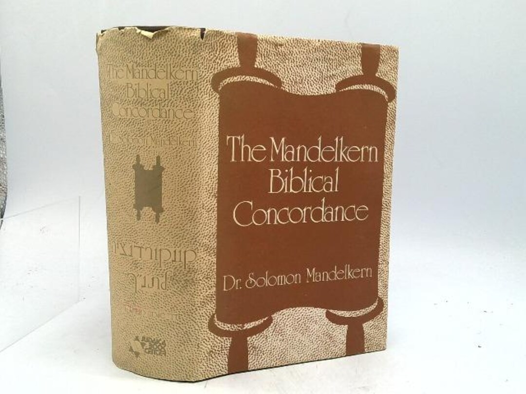 The Mandelkern Biblical Concordance (forward in Latin) by Dr. Solomon ...
