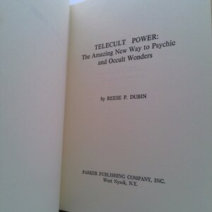 Telecult Power: the Amazing New Way to Psychic and Occult Wonders by ...