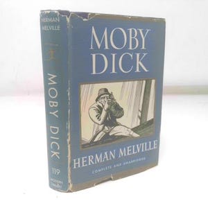 Moby Dick 1950 Modern Library by Herman Melville - Etsy