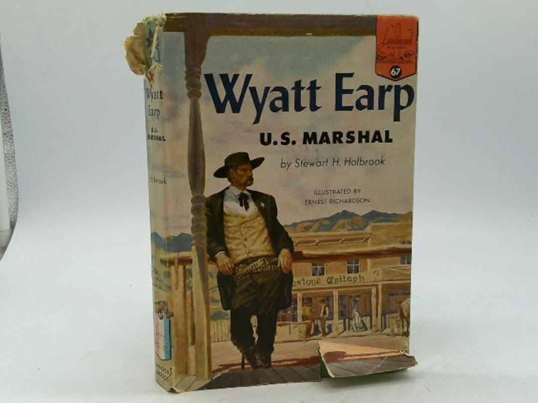 Wyatt Earp : U. S. Marshal (landmark Books #67) by Stewart H. - Etsy