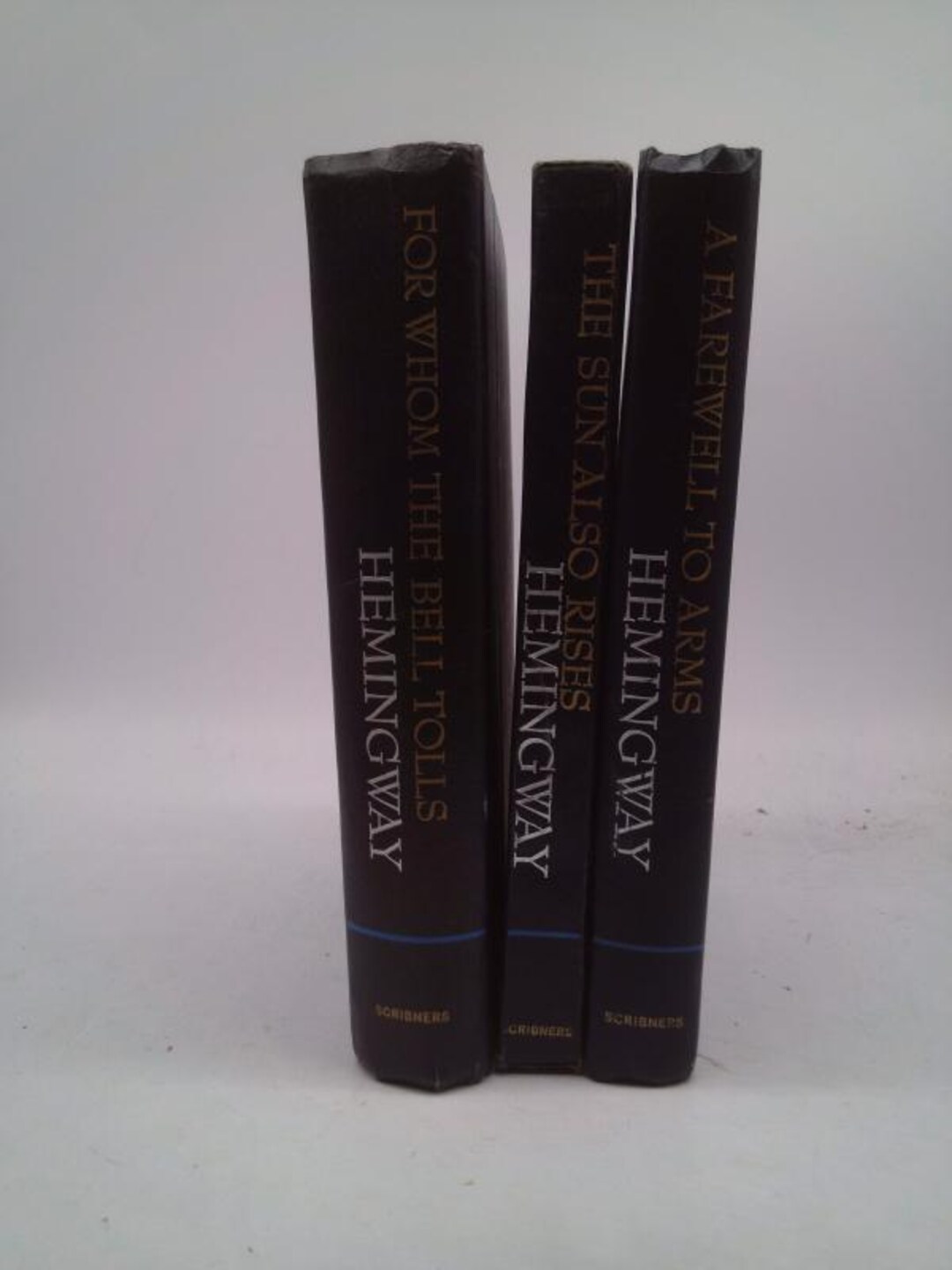 Set of Three Ernest Hemingway Novels. for Whom the Bell Tools 1968, a ...