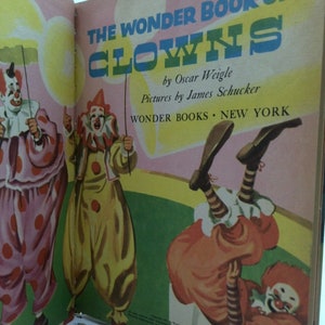 The Wonder Book of Clowns (wonder Books) by Oscar Weigle - Etsy