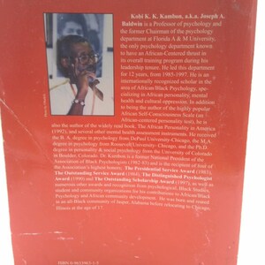 African/black Psychology in the American Context: an African-centered ...