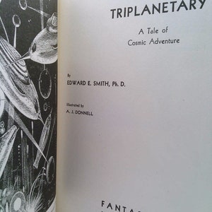 Triplanetary by E.E. Doc Smith - Etsy