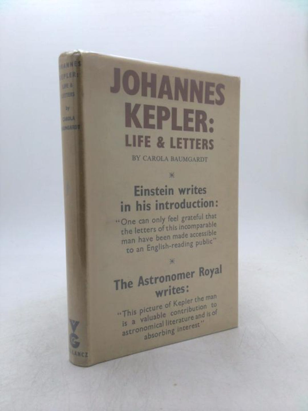 Johannes Kepler: Life and Letters. by Carola Baumgardt - Etsy