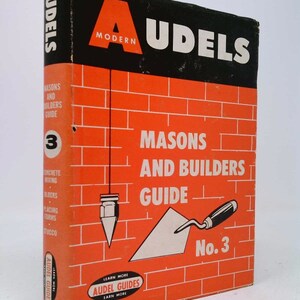 Modern Audels Masons and Builders Guide No. 3 by Frank D. Graham - Etsy