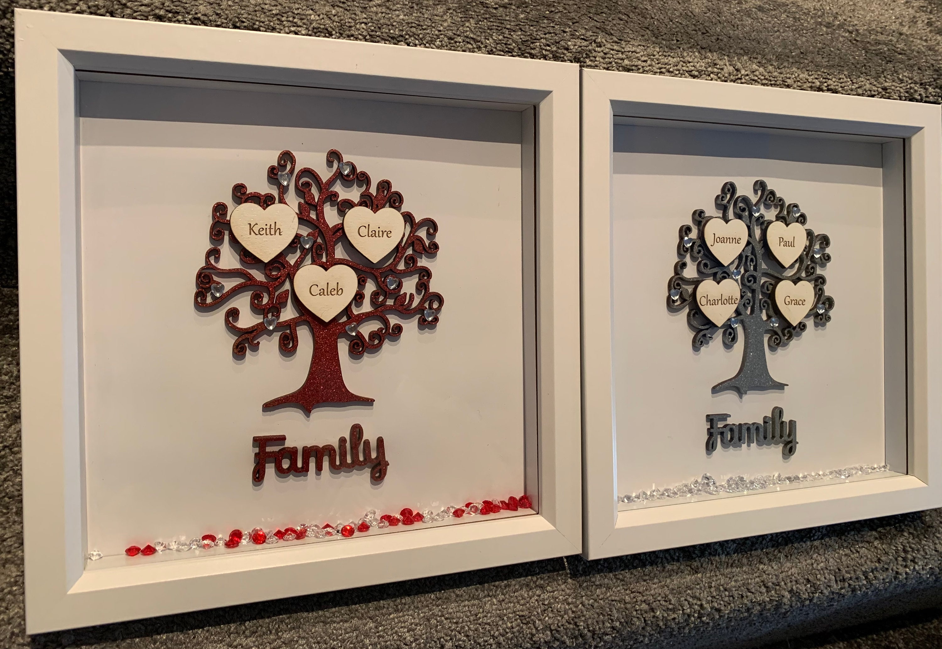 Personalised Family Tree Frame - Etsy