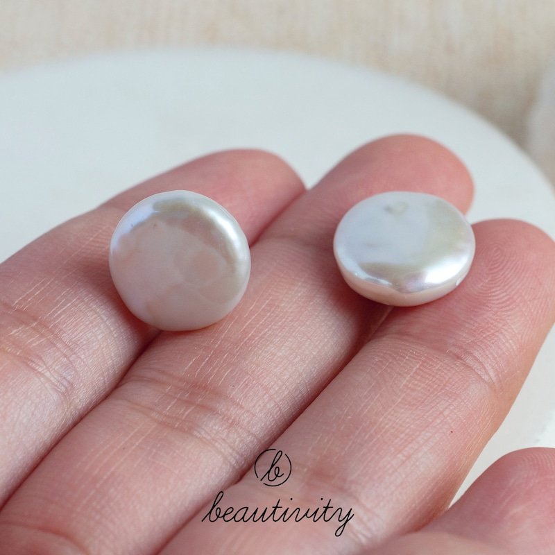 Baroque Pearl Studs - Etsy