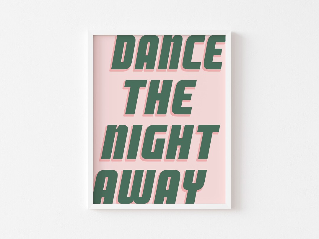 Twice Dance the Night Away | KPOP Art Print | Lyrics Poster ...