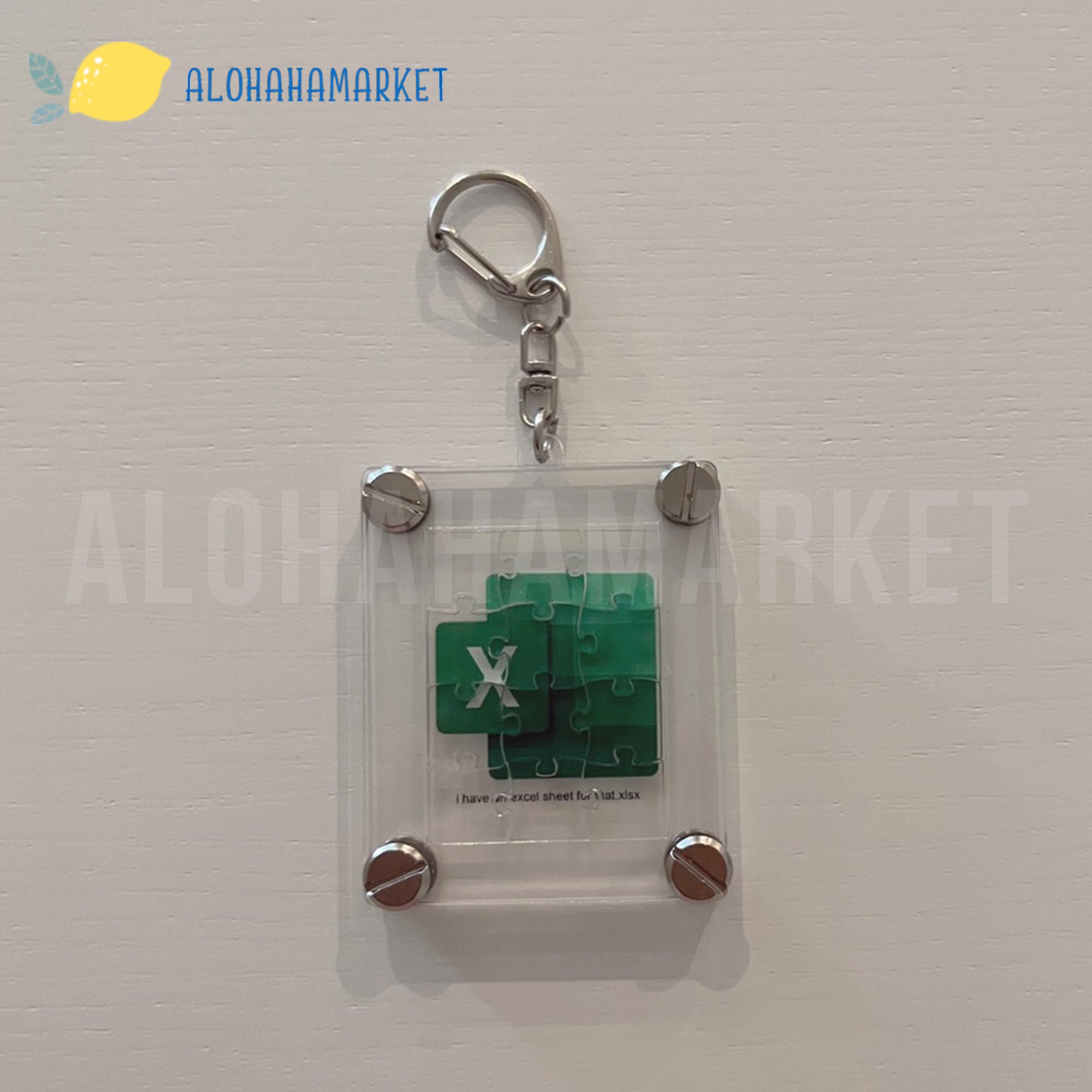 Personalized Software Keychain: Microsoft Tools Word, PowerPoint, Excel ...