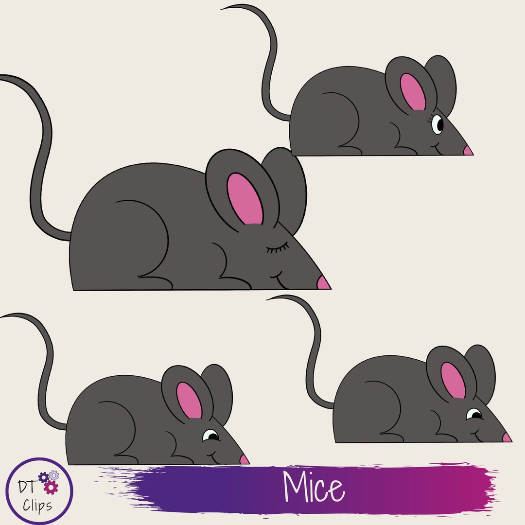 Mouse Clip Art, JPG, PNG Commercial Use - Etsy