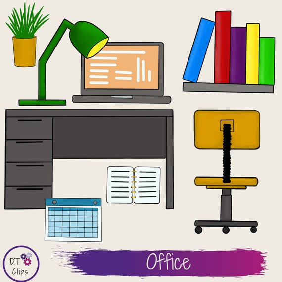 Office Desk Clip Art
