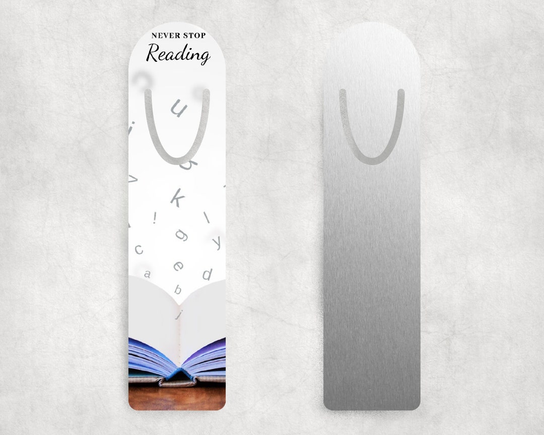 Reading Bookmark, Never Stop Reading, Book Lover Gifts, Small Stocking ...