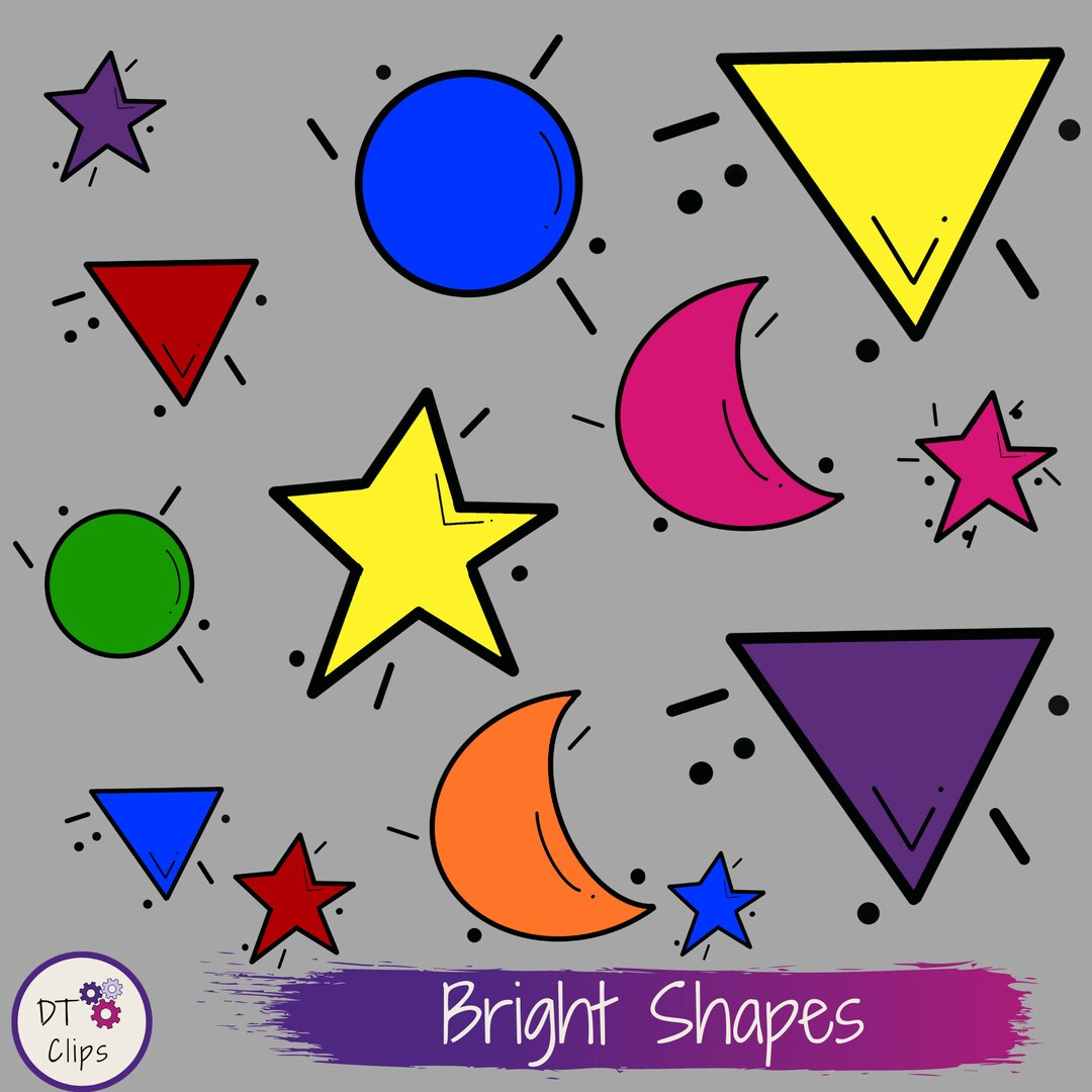 Rainbow Shape Clip Art, Commercial Use Clipart (PNG) - Etsy