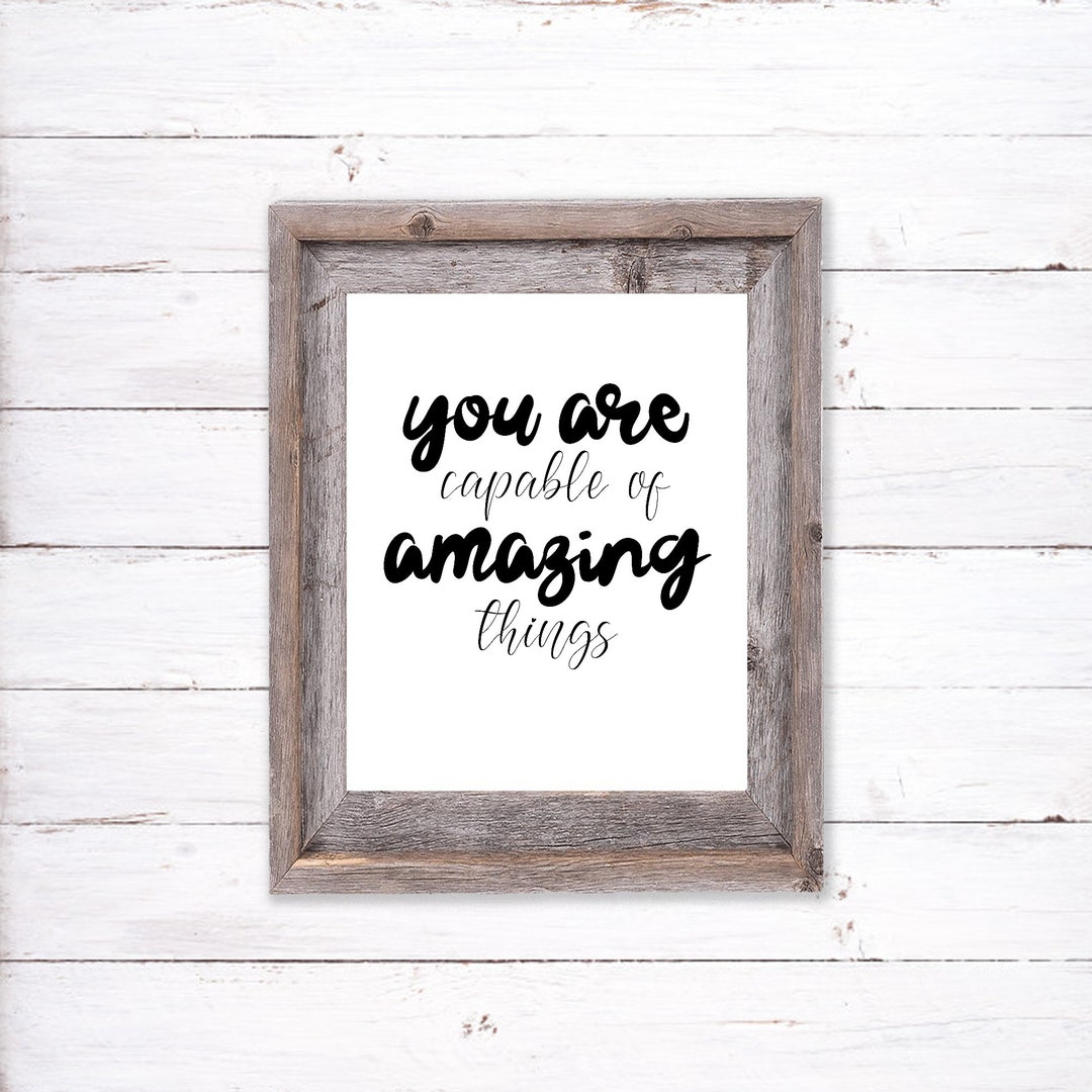 You Are Amazing Sign Instant Download 8x10, Printable, Digital Download ...