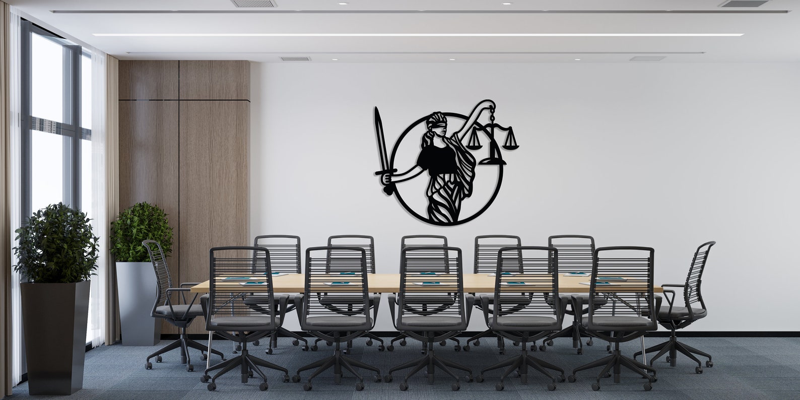 Lady Justice Decor / Vector Artwork, SVG Cutting, EPS PNG Transparent ...