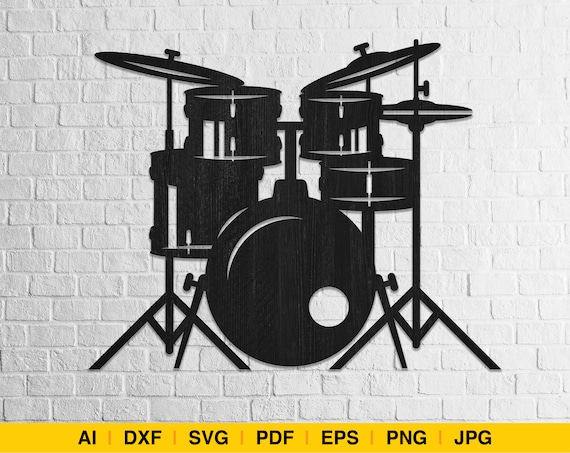 Drum Svg Drummer Svg Vector Cut File for Cricut Laser Cut - Etsy